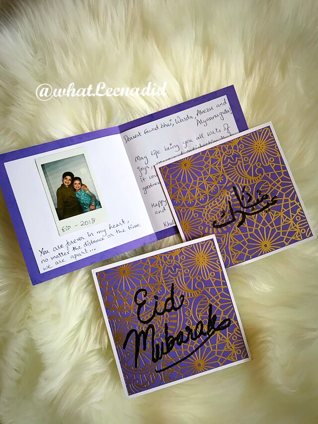 Beautiful Eid Cards – What Leena Did